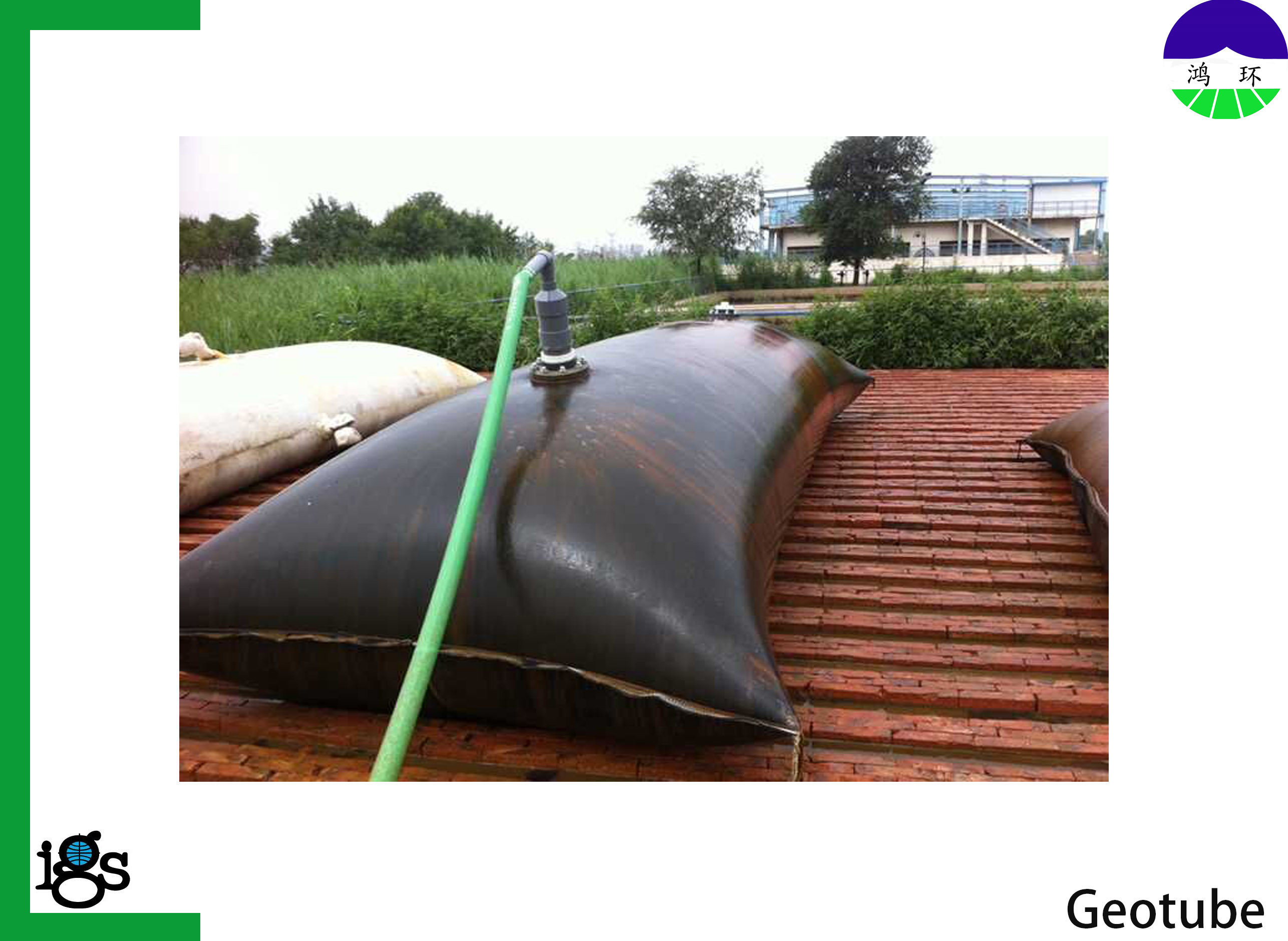 PP PE Geotextile Tubes Biplate Mattress For dam|Slope / Waterproof ...