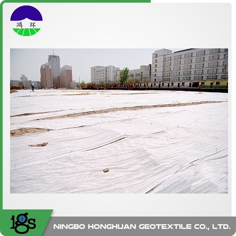 Polyester Non Woven Geotextile Fabric 200g/M² Staple Fiber Geotextile ...